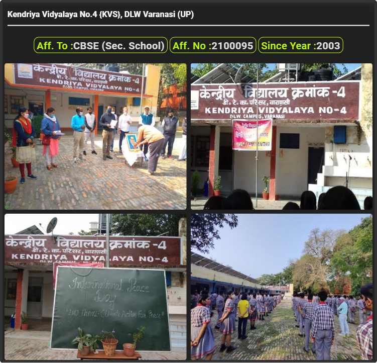 Kendriya Vidyalaya No.4, DLW Varanasi (UP)