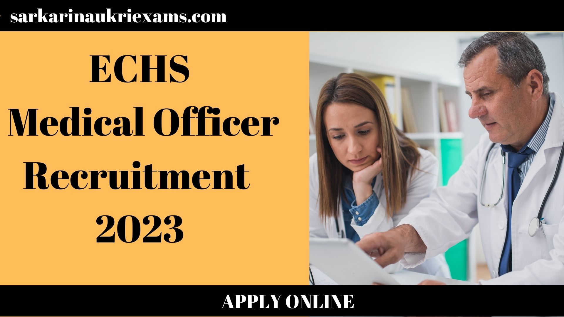ECHS Medical Officer Recruitment 2023 23 Post Vacancy Apply Online ECHS Medical Officer Recruitment 2023 23 Post Vacancy Apply Online